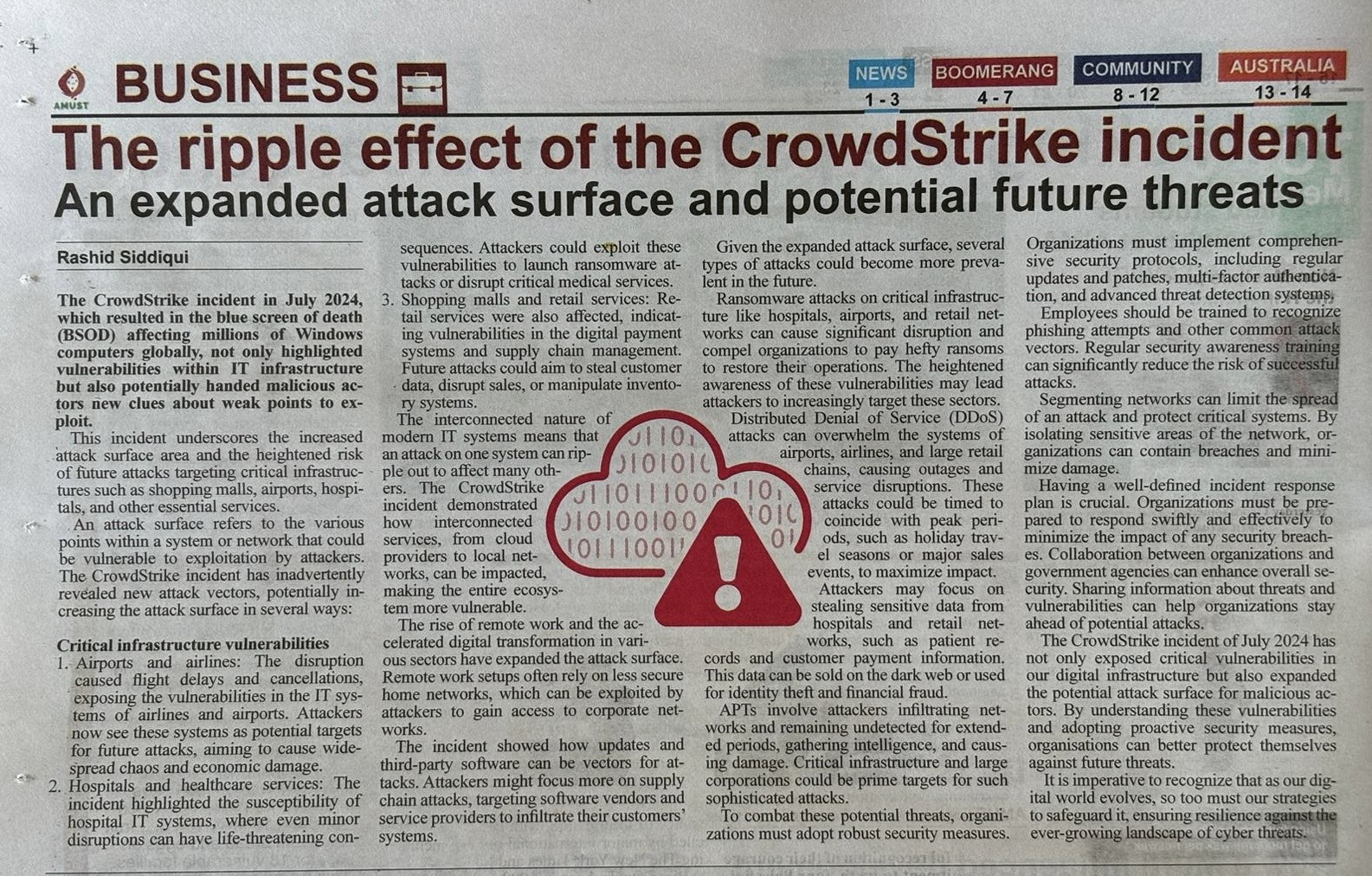 The Ripple Effect of the CrowdStrike Incident – An Expanded Attack ...